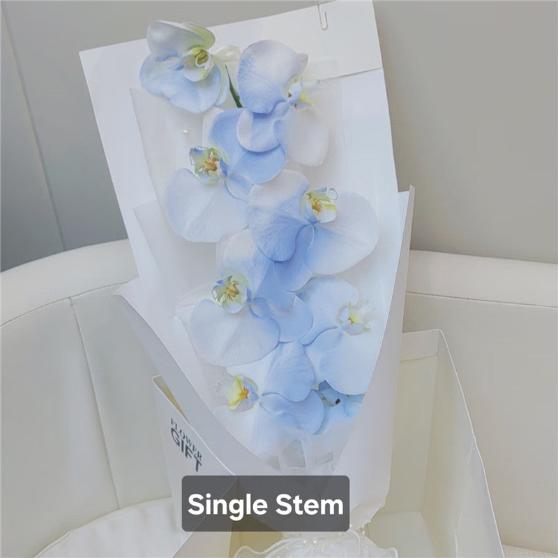 Ice Blue Phalaenopsis Orchids Bouquet – Mitcham Florist